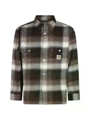 Carhartt Work In Progress Esterson Check-print Cotton Shirt - Brown