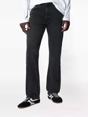 JEANERICA Overdyed Five-pocket Jeans - Black
