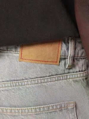 JEANERICA Vega Logo-patch Straight-leg Jeans