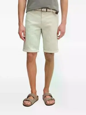 LINDBERGH Belted Chino Shorts - Neutrals