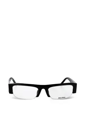 Miu Miu Vedette Sunglasses - Black