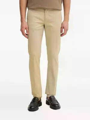 LINDBERGH Logo-patch Chino Trousers - Neutrals