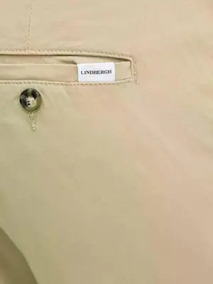 LINDBERGH Logo-patch Chino Trousers - Neutrals