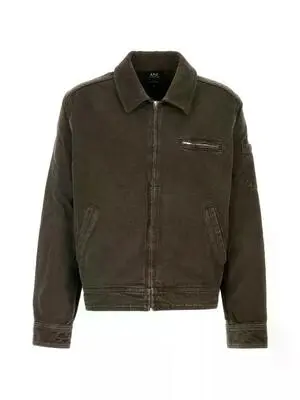 A.p.c. Workwear Zip-up Jacket - Grey