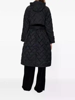 Emporio Armani Quilted Belted Coat