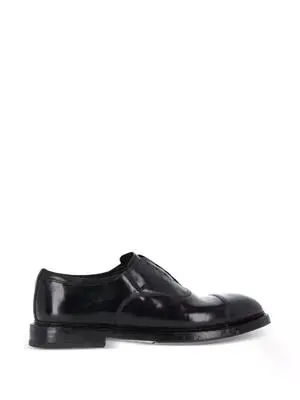 Premiata Cap-toe Leather Brogues - Black