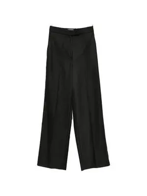 VELA SHOP Pressed-crease Wide-leg Trousers