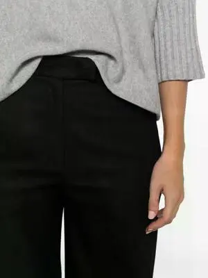 VELA SHOP Pressed-crease Wide-leg Trousers
