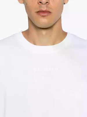 Balmain Logo-embroidered T-shirt