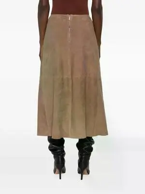ARMA Melita Suede Midi Skirt