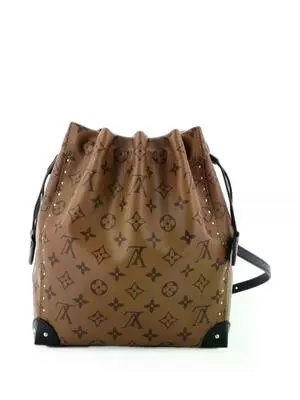 LOUIS VUITTON Noe Trunk Bag Reverse Monogram Canvas Pm Bucket Bag