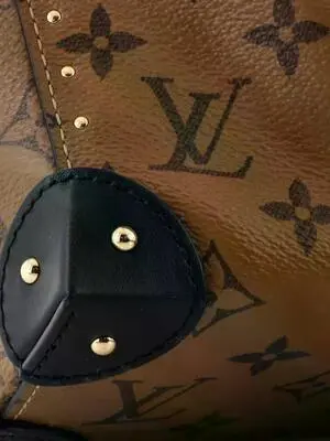 LOUIS VUITTON Noe Trunk Bag Reverse Monogram Canvas Pm Bucket Bag