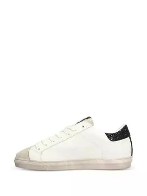 AMA-BRAND Glitter-embellished Star-patch Sneakers