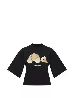 Palm Angels Bear-print T-shirt - Black