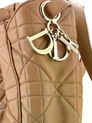 Dior D-motion Bag Cannage Quilted Leather Medium Bucket Bag