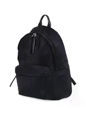 AMI Paris Nylon Marcel Backpack - Black