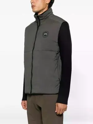 Canada Goose Logo-patch Gilet - Grey