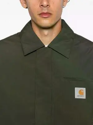 Carhartt Work In Progress Logo-patch Zip-up Jacket