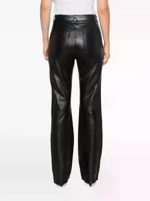 RÓHE Leather Flared Trousers