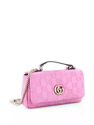 Gucci Gg Milano Top Handle Bag Guccissima Leather Mini Shoulder Bag
