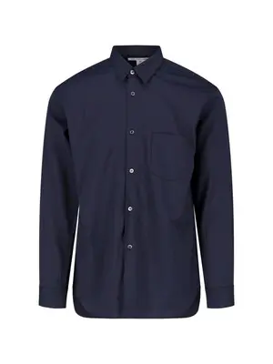 Comme Des Garçons Dark Wool Blend Shirt