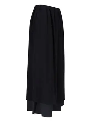 Comme Des Garçons Layered Wool Skirt