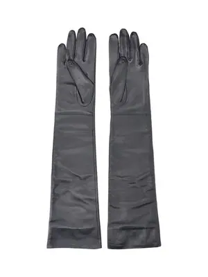 THE FRANKIE SHOP Leather Gloves "veneto - Black