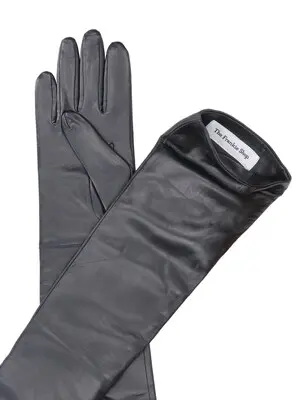 THE FRANKIE SHOP Leather Gloves "veneto - Black