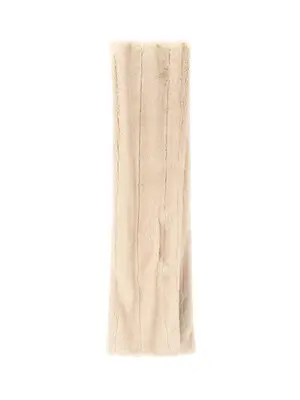 THE FRANKIE SHOP Faux Fur Scarf "ciasa - Beige