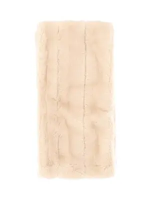 THE FRANKIE SHOP Faux Fur Scarf "ciasa - Beige