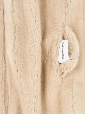 THE FRANKIE SHOP Faux Fur Scarf "ciasa - Beige