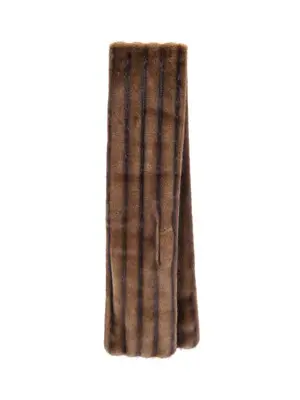 THE FRANKIE SHOP Faux Fur Scarf "ciasa - Brown