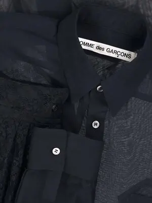 Comme Des Garçons Sheer Lace Shirt