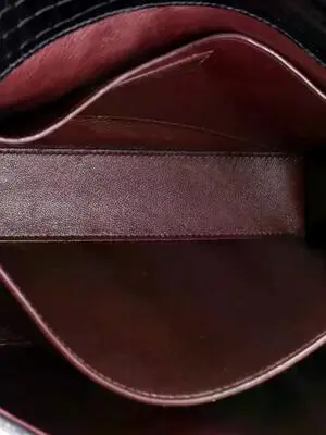 Saint Laurent Cassandra Top Handle Bag Crocodile Embossed Leather Medium Satchel
