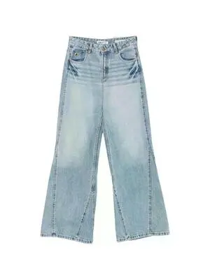 LOIS Seam-detail Flared Jeans - Blue