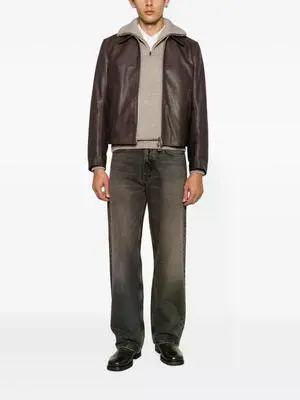 SUNFLOWER Faded-effect Loose-leg Jeans
