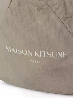 Maison Kitsuné Triangle Logo-print Tote Bag