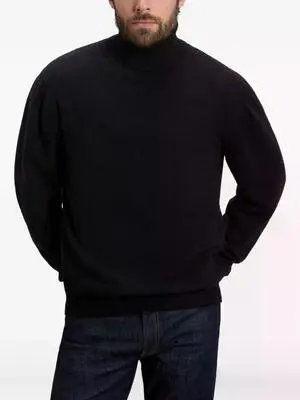 Woolrich Roll-neck Wool Sweater - Black