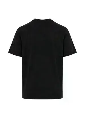 EA7 Logo-embroidered T-shirt