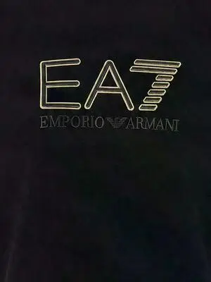EA7 Logo-embroidered T-shirt
