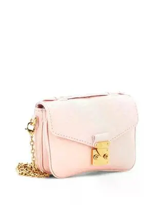 LOUIS VUITTON Micro Metis Monogram Empreinte Leather Crossbody Bag - Pink