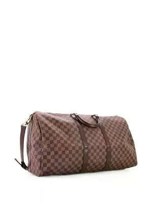 LOUIS VUITTON Keepall Bandouliere Bag Damier 55 Travel Bag - Brown
