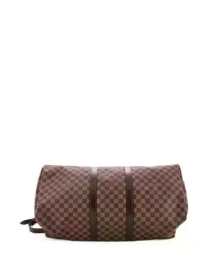 LOUIS VUITTON Keepall Bandouliere Bag Damier 55 Travel Bag - Brown