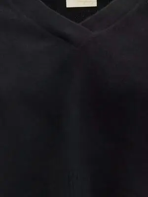 VERYBUSY V-neck Split-cuff Sweater