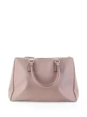 Prada Double Zip Lux Saffiano Leather Medium Tote Bag