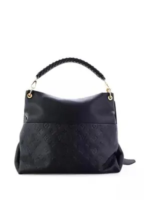 LOUIS VUITTON Maida Handbag Monogram Empreinte Leather Hobo Bag - Black