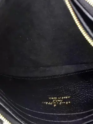 LOUIS VUITTON Double Zip Pochette Bicolor Monogram Empreinte Giant Crossbody Bag