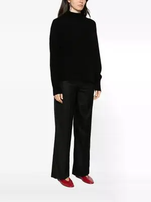 VELA SHOP High-neck Ribbed-trim Sweater