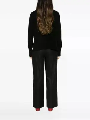 VELA SHOP High-neck Ribbed-trim Sweater