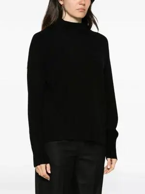 VELA SHOP High-neck Ribbed-trim Sweater